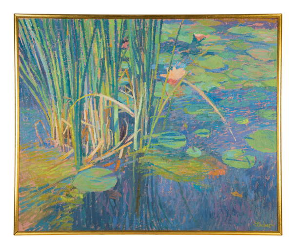 Sam (samir) Barber (italian/american, B. 1943) Water Lillies