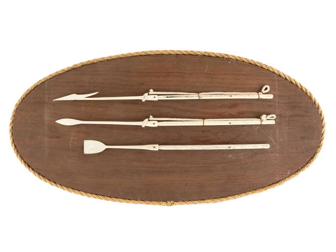 Three Miniature Carved Bone Whaling Tools (#1288) on Sep 14, 2022 ...