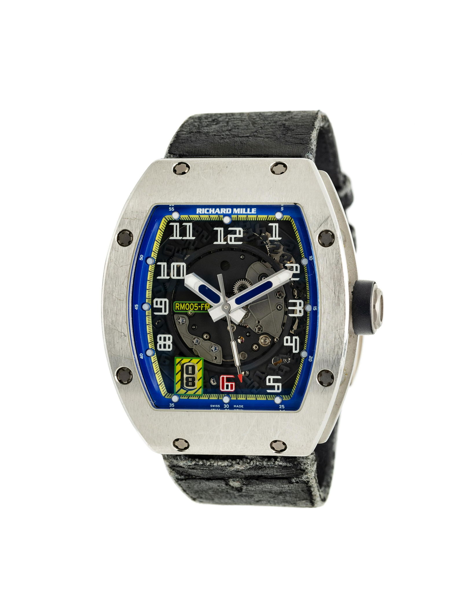A RARE RICHARD MILLE REF. RM005 PLATINUM LIMITED EDITION 'FELIPE MASSA ...