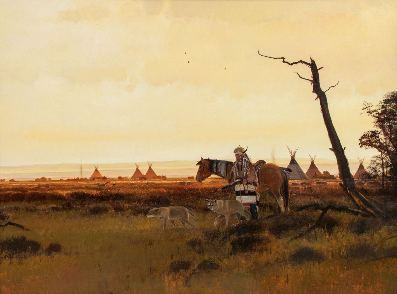 Nicholas Coleman (american, B. 1978) Buffalo Runner