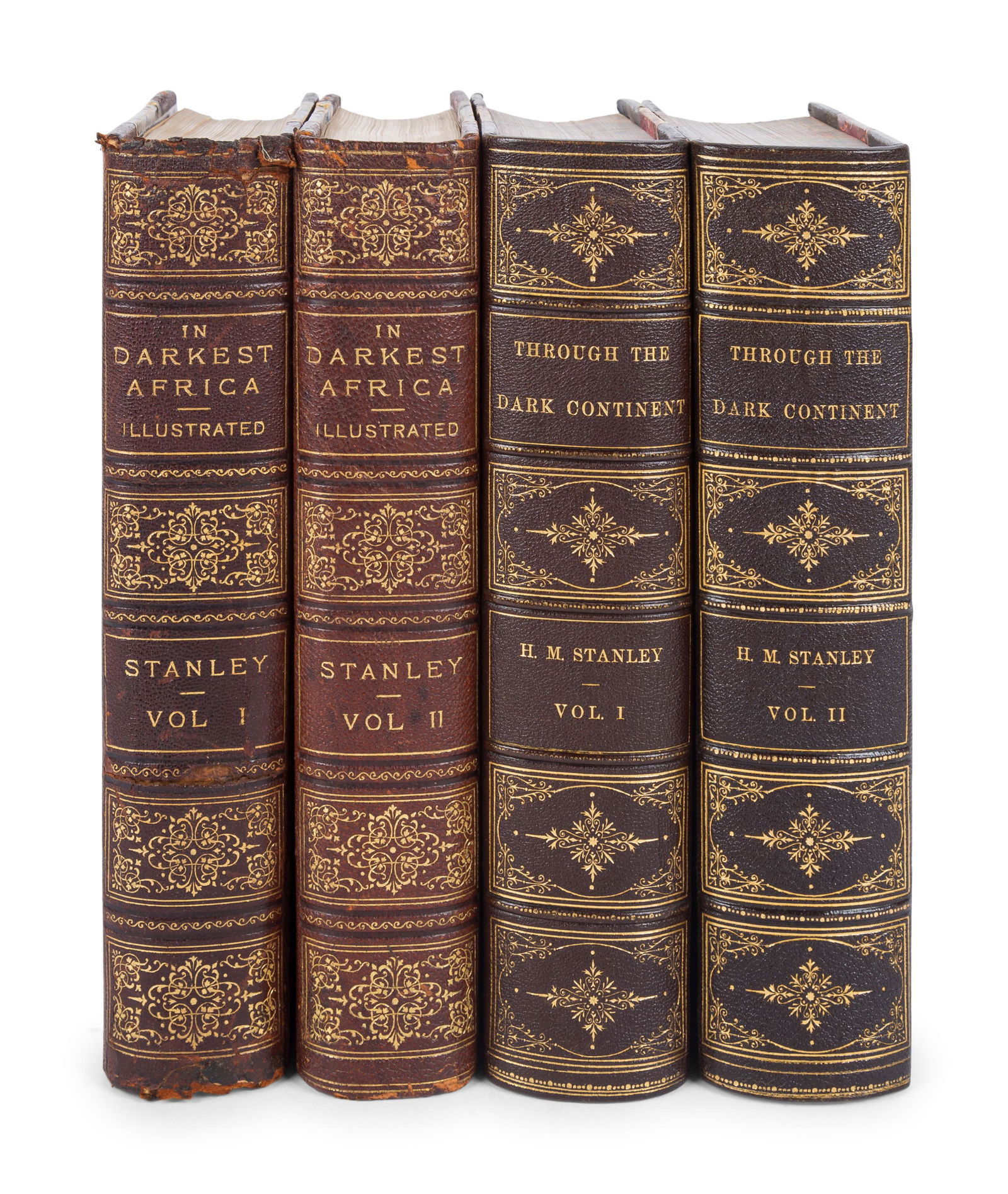 [EXPLORATION -- AFRICA]. STANLEY, Henry Morton. Through the Dark ...