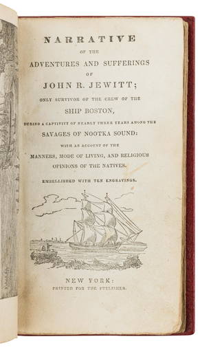 JEWITT, John Rodgers. Narrative of the Adventures and Sufferings ...