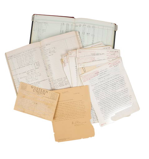 [MANHATTAN PROJECT]. An extensive archive including laboratory ...