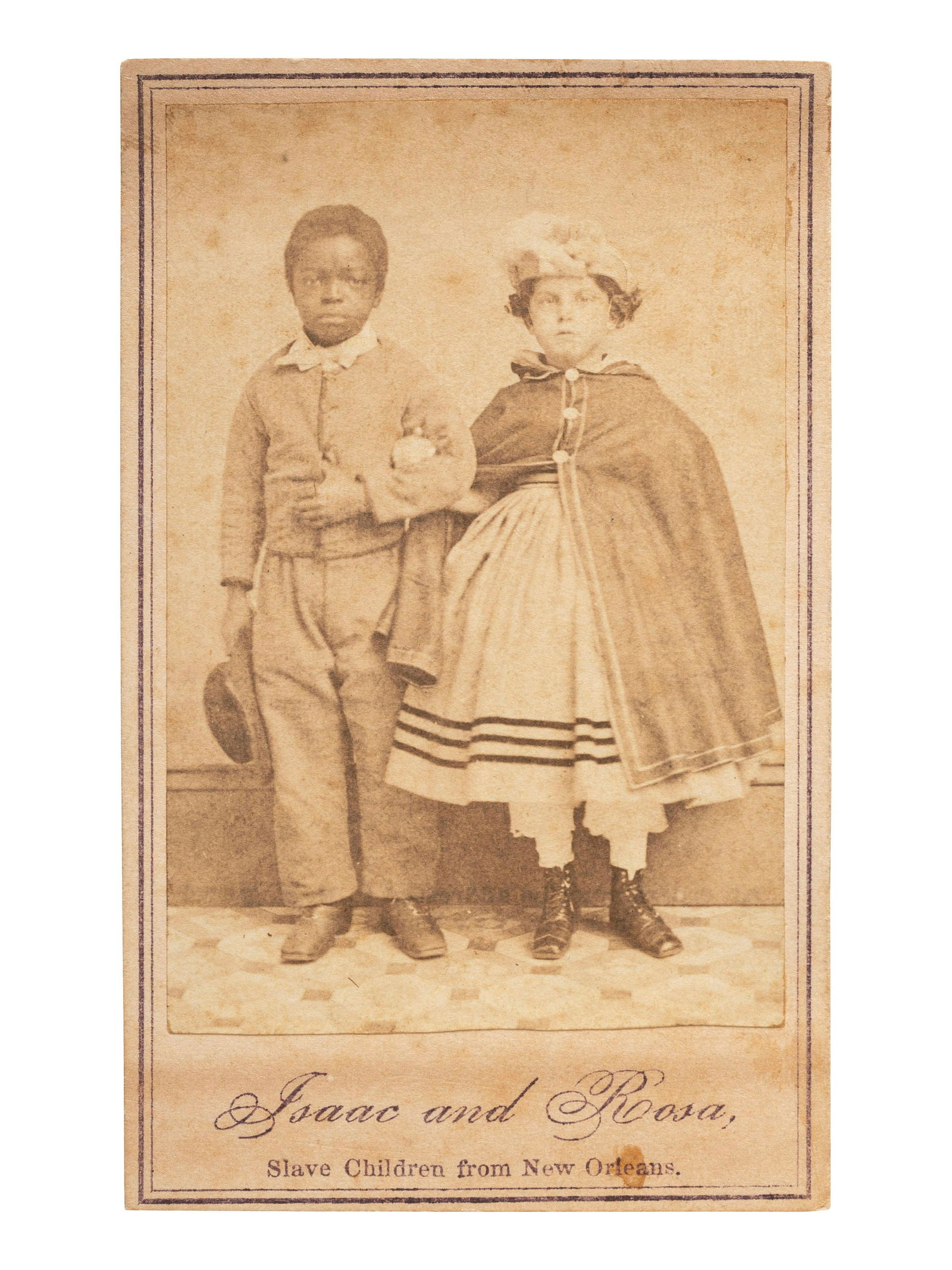 [african Americana]. Kimball, Myron H., Photographer. Isaac And Rosa ...