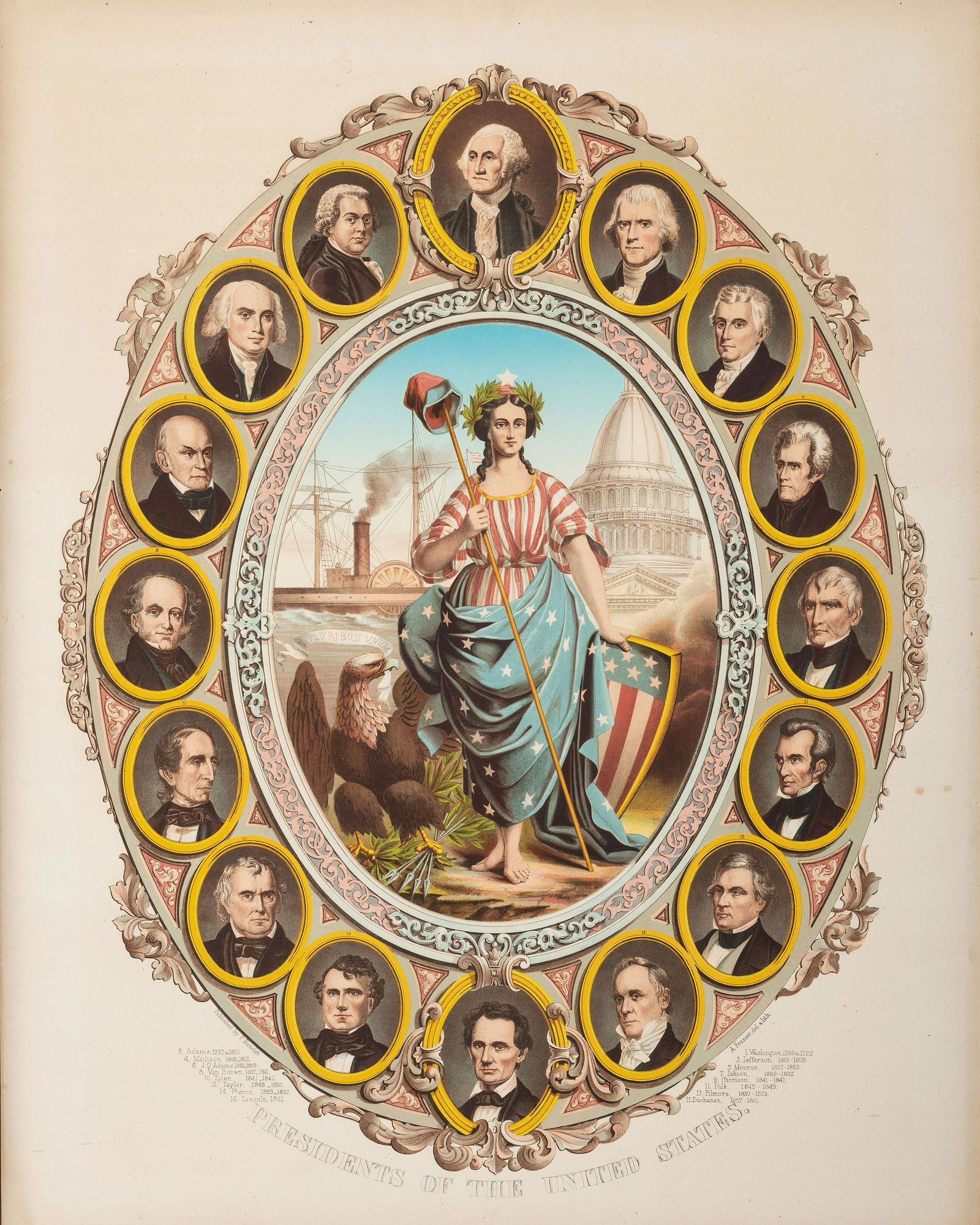 [POLITICS]. FEUSIER, Augustus, lithographer. BOUCLET, F., publisher ...