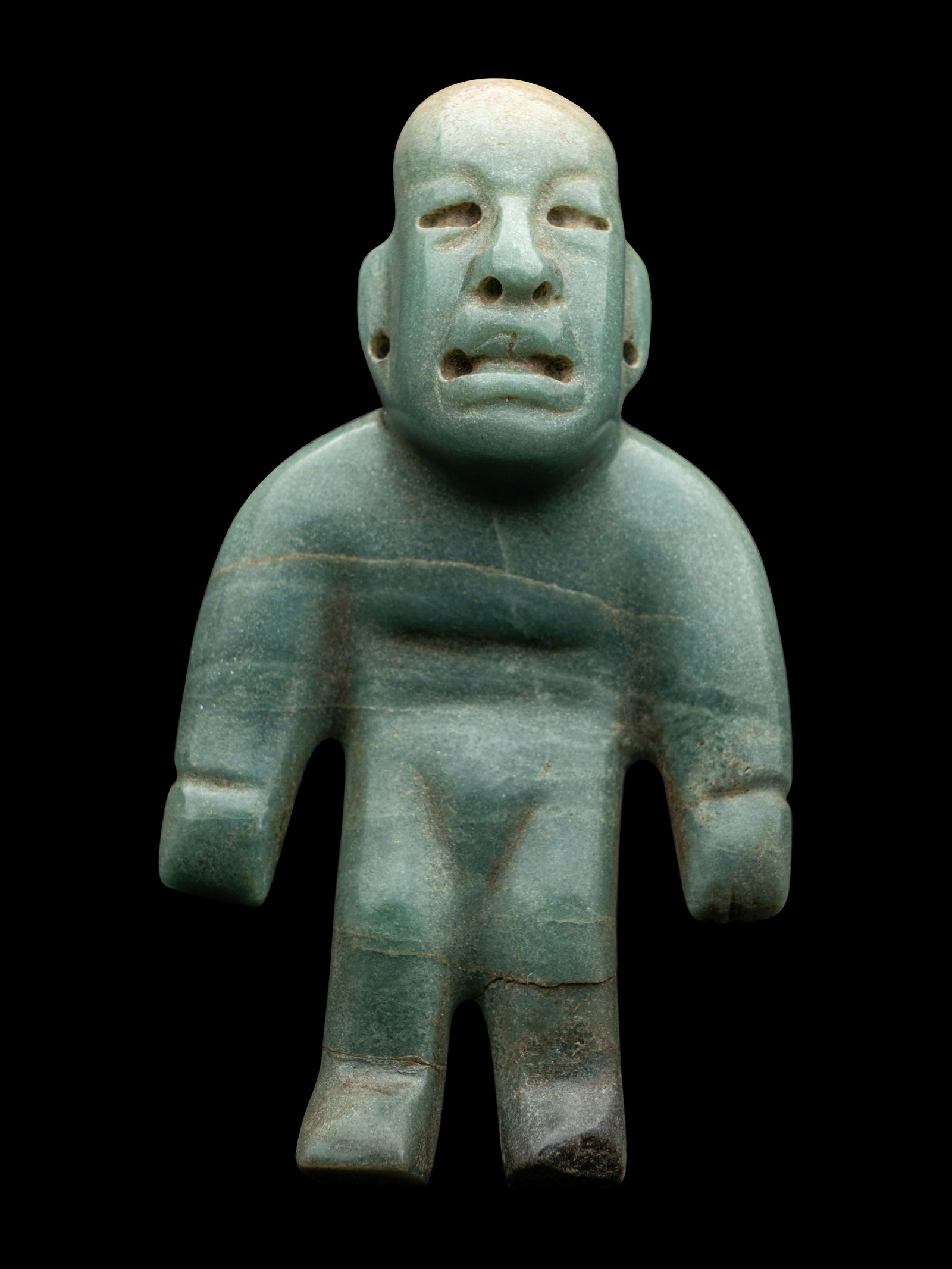 An Olmec Jade Figure