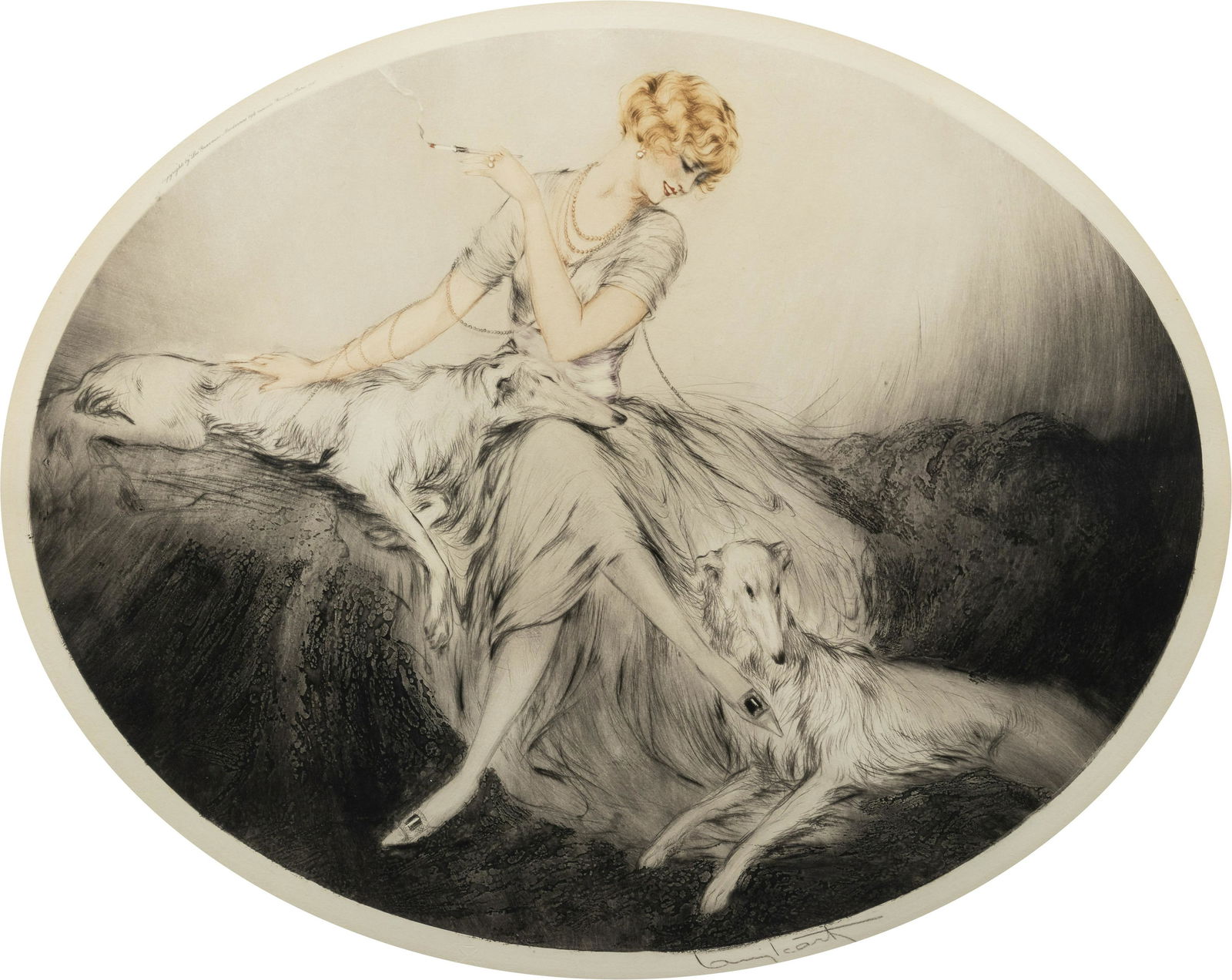 Louis Icart (French, 1888-1950) (#0097) on Nov 15, 2022 | Hindman in IL