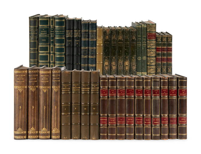 [fine Bindings]. A Group Of 38 Volumes In Fine Full, Half, Or Quarter ...