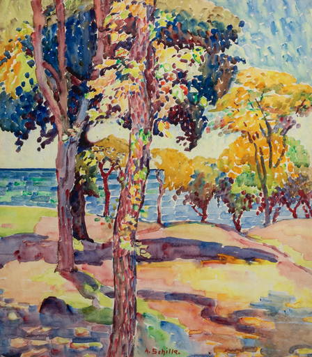 Alice Schille (American, 1869-1955) Sunny Day in Autumn - Dec 07, 2022 ...