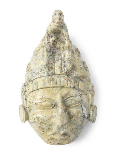 An Olmec Style Carved Stone Mask (#0266) on Jan 18, 2023 | Hindman in IL