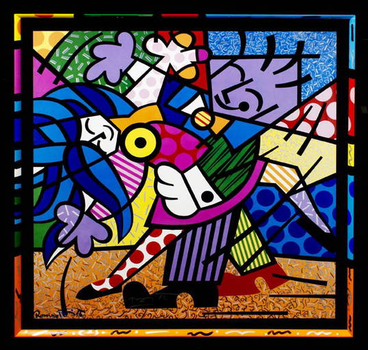 498: Romero Britto, (Brazilian, b. 1965), Dancers - Dec 15, 2011 ...