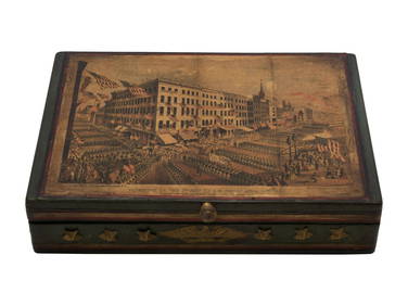 Jonas Weber Paint-Decorated Dresser Box - Jan 08, 2022 | New England ...