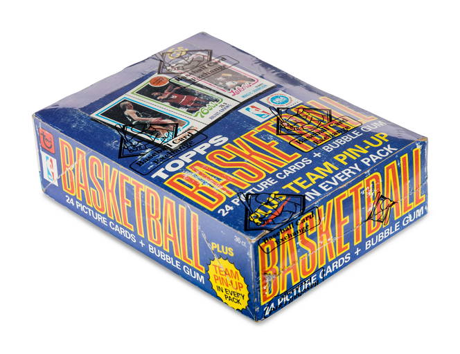 An Unopened Box Of 1980 Topps Basketball Cards (36 Packs) Bbce ...