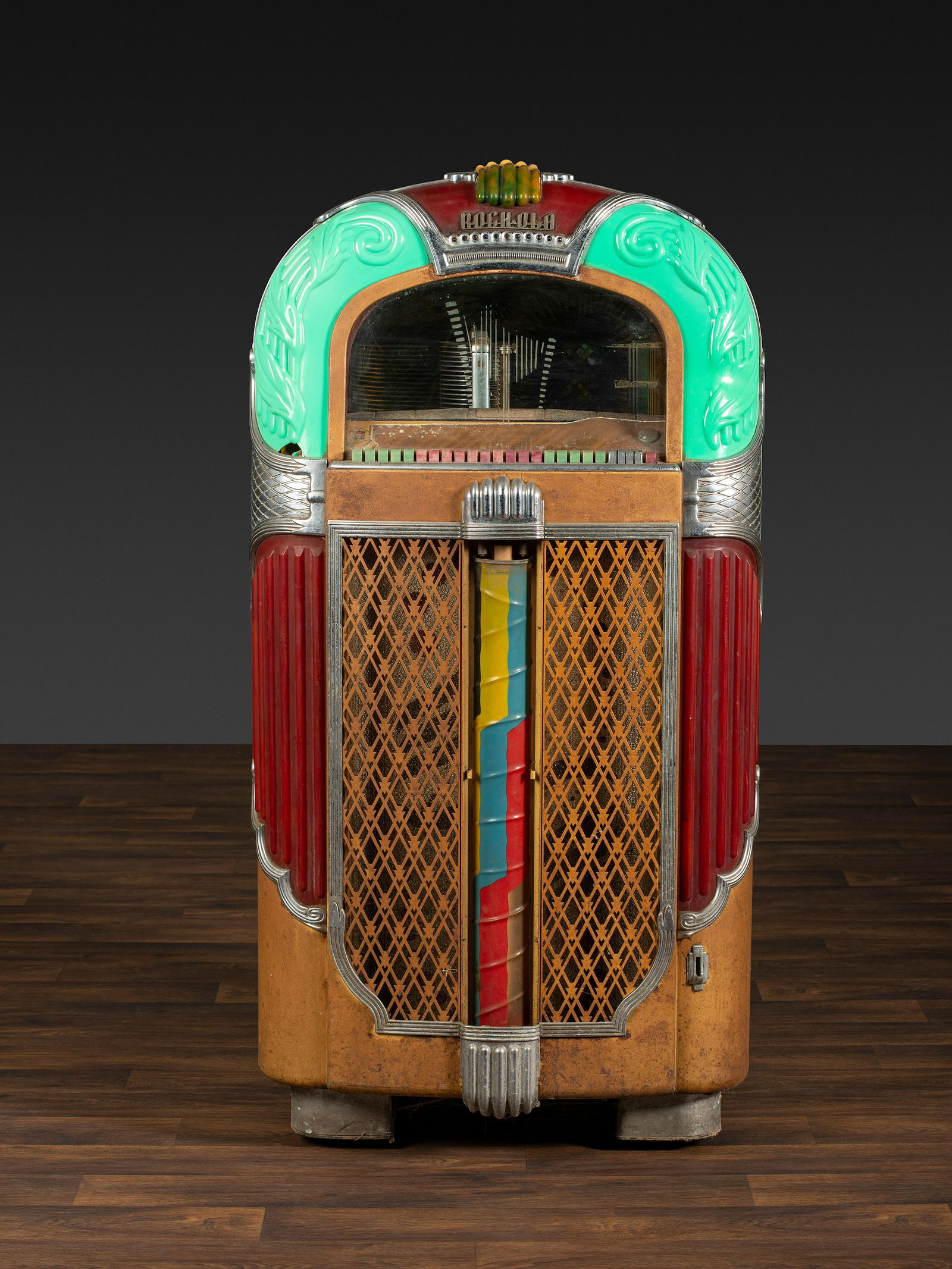 A Rock Ola 'magic Glo' Jukebox, Model 1428 A Rock Ola 'magic Glo' Jukebox, Model 1428