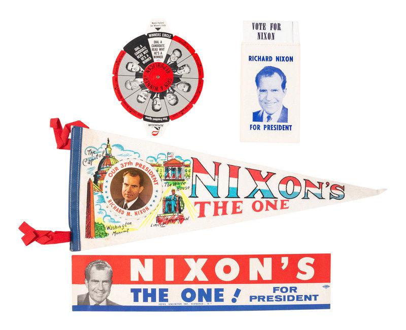 [NIXON, Richard M. (1913-1994)]. Posters, pamphlets, and ephemera from ...