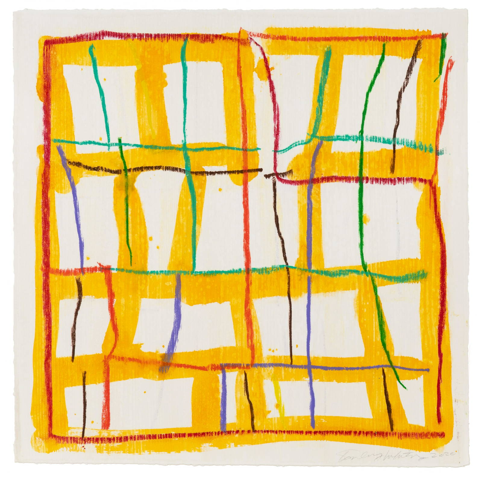 Stanley Whitney (American, b. 1946) Untitled, 2020 (#0066) on Apr 19 ...