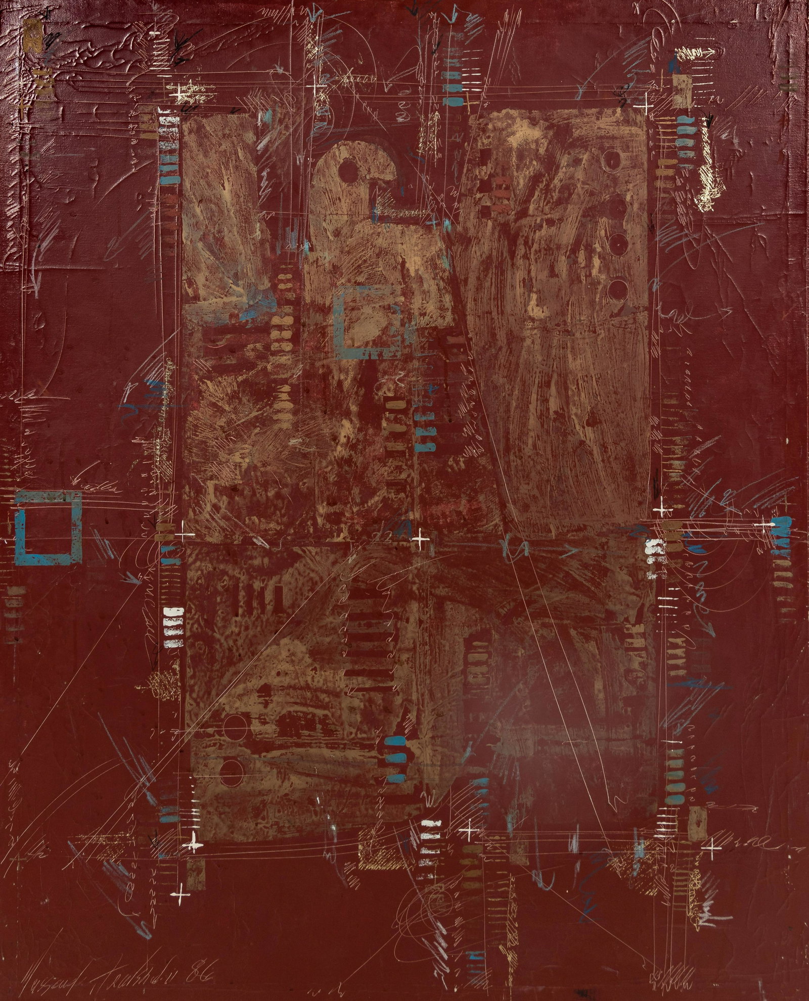 Massoud Arabshahi (iranian, 1935 2019) Untitled, 1986