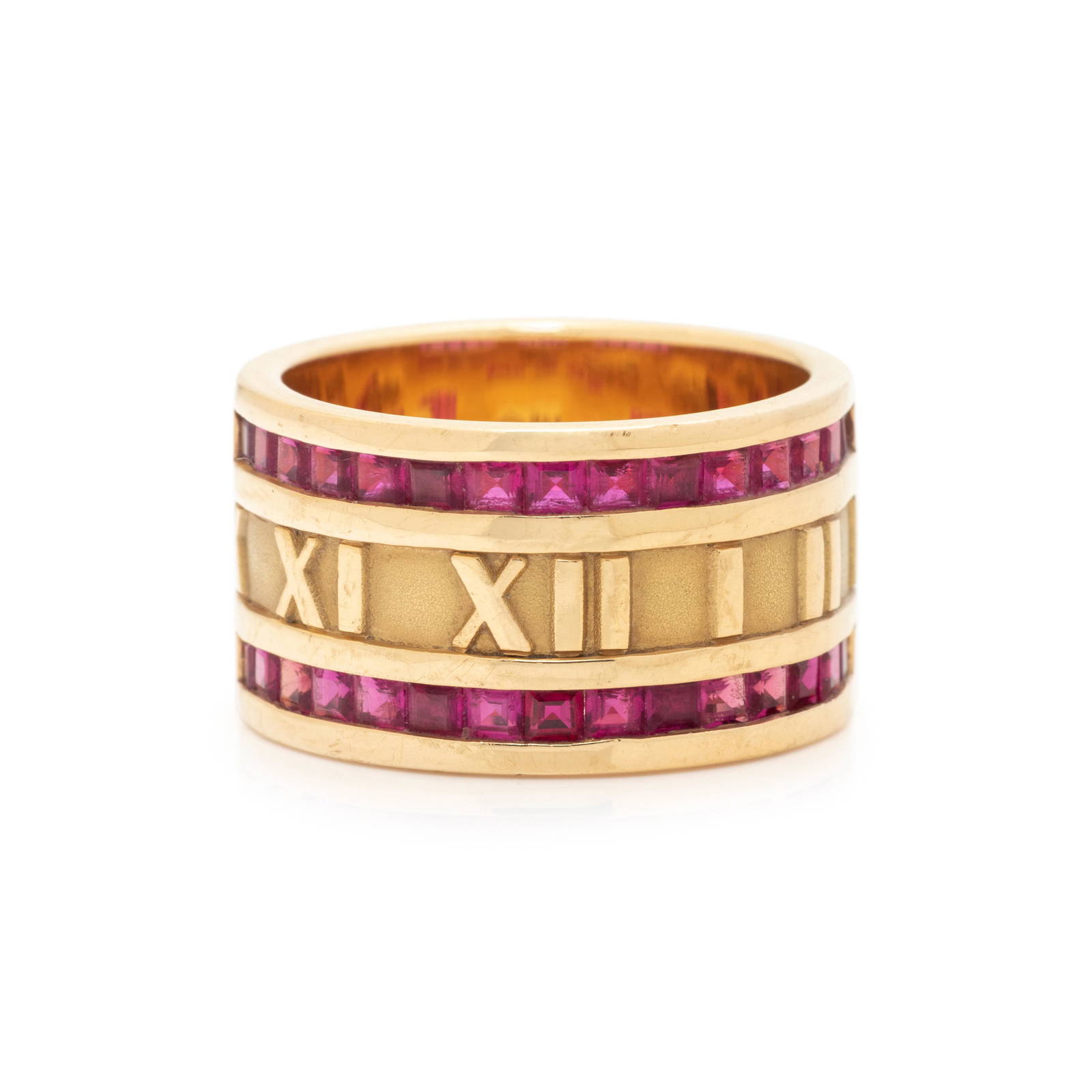 Tiffany & Co., Yellow Gold And Ruby 'atlas' Ring Auction