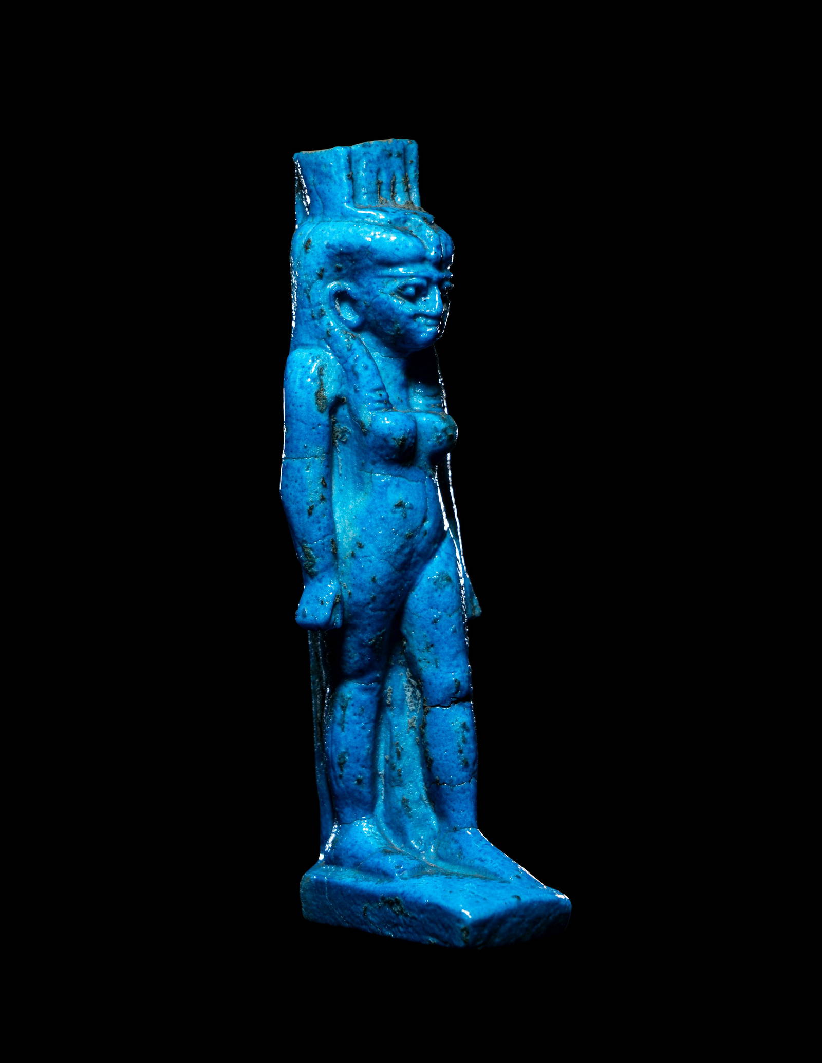 An Egyptian Blue Faience Nehmetawy Auction
