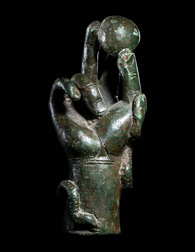 A Bronze Votive Hand Of Zeus Sabazios