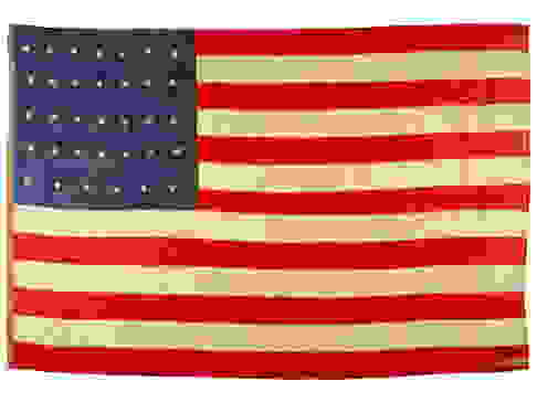 [flags] -- [civil War]. 34-star American Flag. Ca 1861-1863. Auction