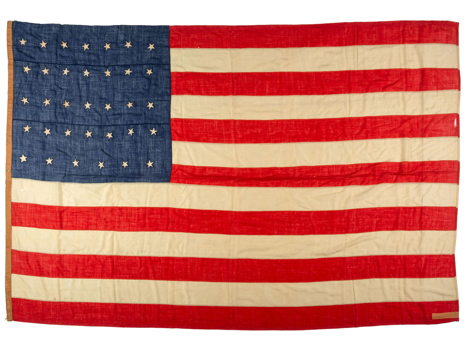 [flags] -- [civil War]. 34-star American Flag. Ca 1861-1863. Auction