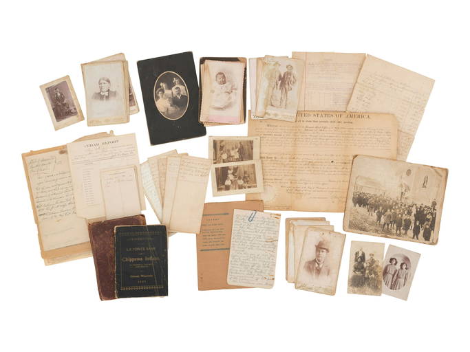 [native American]. Armstrong, Charles D. (1866 1931). Papers Of Charles ...