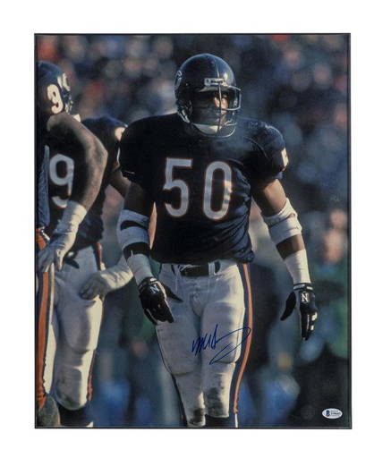 A Group Of Mike Singletary Signed Autograph Items Including A Full ...