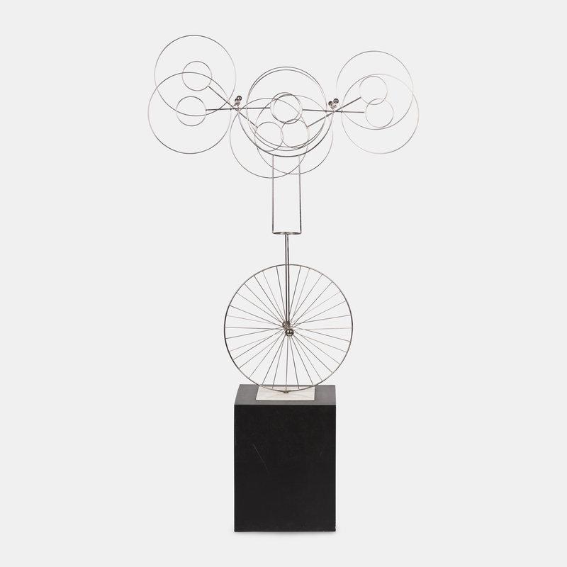 Joseph Burlini (american, B. 1937) Untitled Kinetic Sculpture, 1989