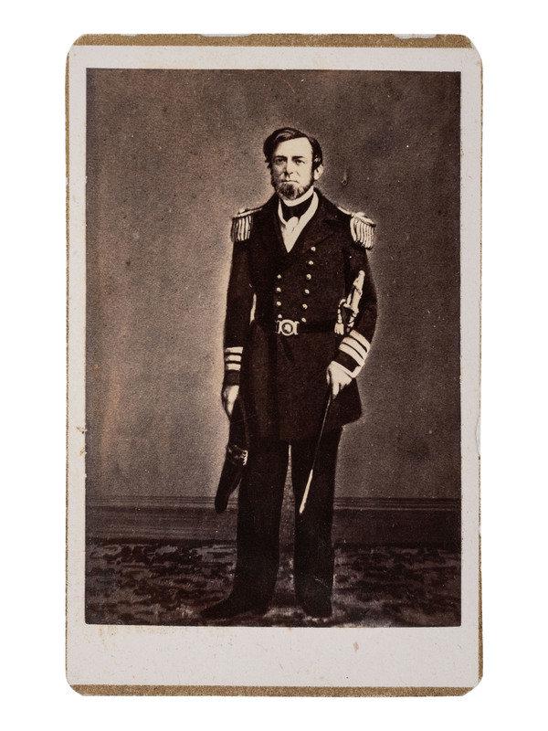 [civil War-navy]. Cdv Of Admiral Andrew Hull Foote. New York: C.d ...