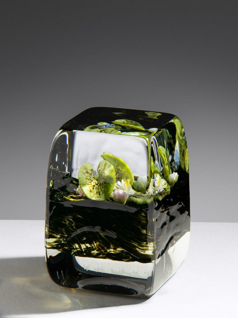 Paul Stankard (american, B. 1943) Botanical Paperweight, 1991 Auction