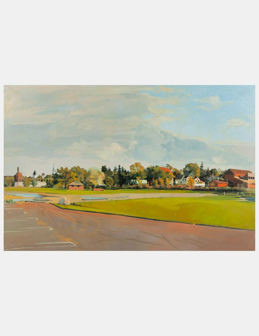 George Nick (american, B. 1927) Newburyport From The River, 1977 Auction