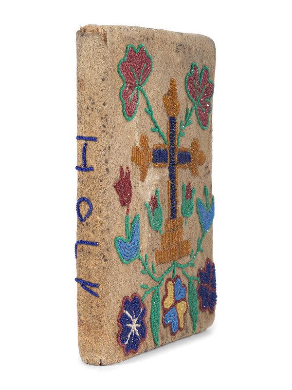 Lakota Prayer Book, With Beaded Hide Cover Auction