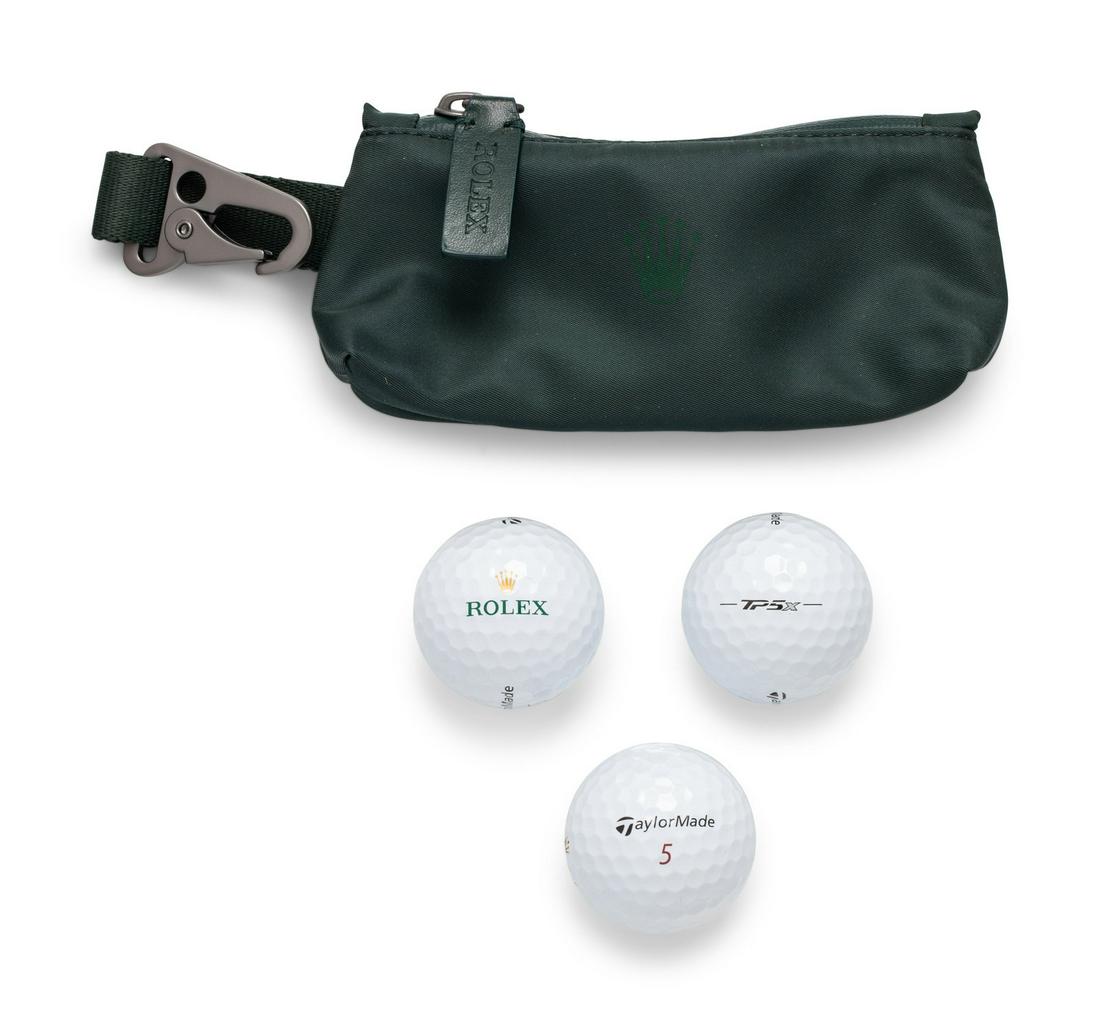 Rolex Golf Balls With Pouch Auction