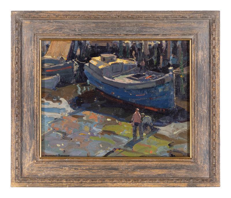 Herbert Phillip Barnett (american, 1910–1972) Blue Boat Auction