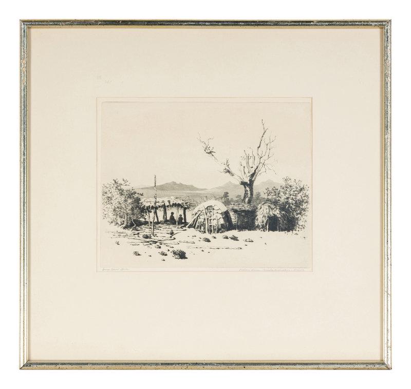 George Elbert Burr (american, 1859–1939) Indian Home, Apache ...