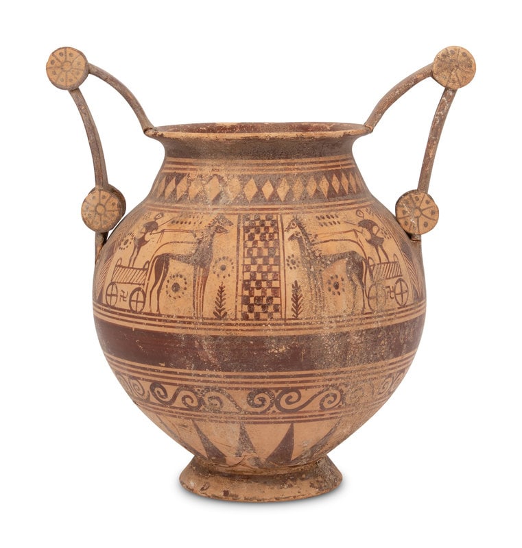 A Messapian Terracotta Trozzella