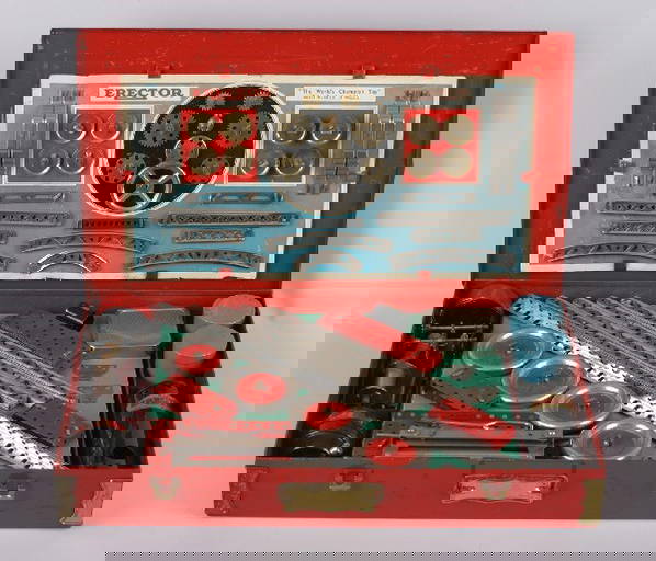 54: An A.c. Gilbert Erector Set,