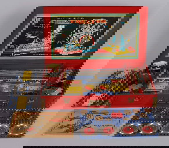 66: An A.c. Gilbert Erector Set,