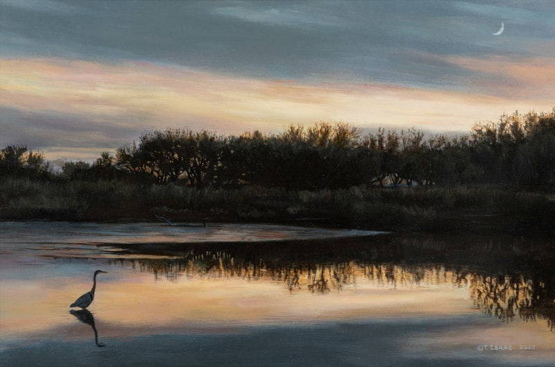 Terry Isaac (american, 1958-2019) Great Blue Heron, 2003 Auction