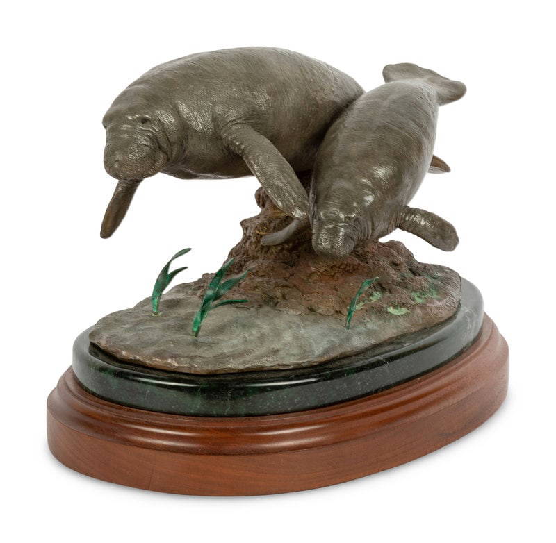 Carl Mccleskey (american, 20th Century) Mermaids, Edition 3/25, 1998 ...