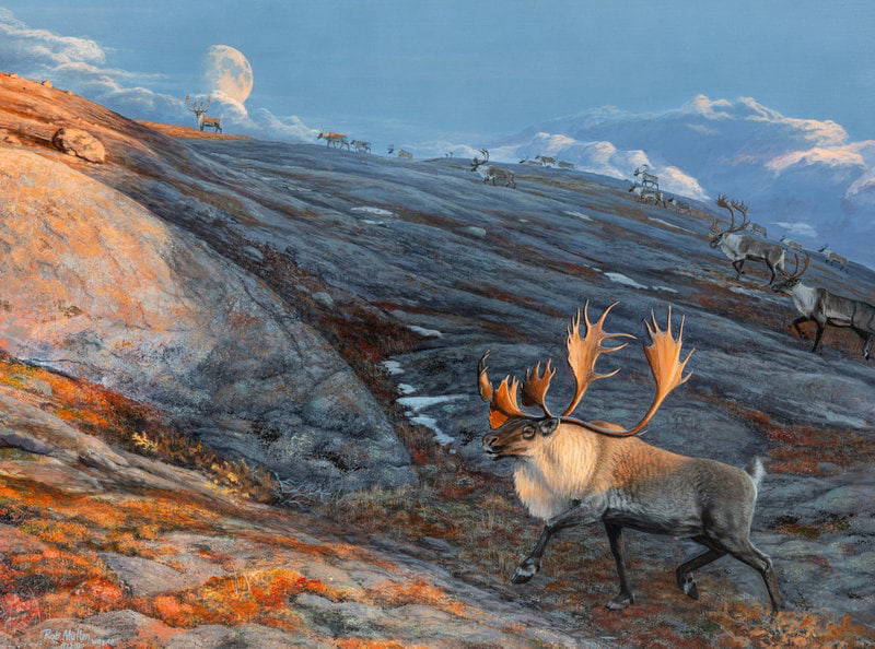 Robert Mullen (american, 20th Century) Migration Moon, 2010 Auction