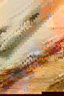 Jean Jansem (french, 1920 2013) Personajes Sur La Plage