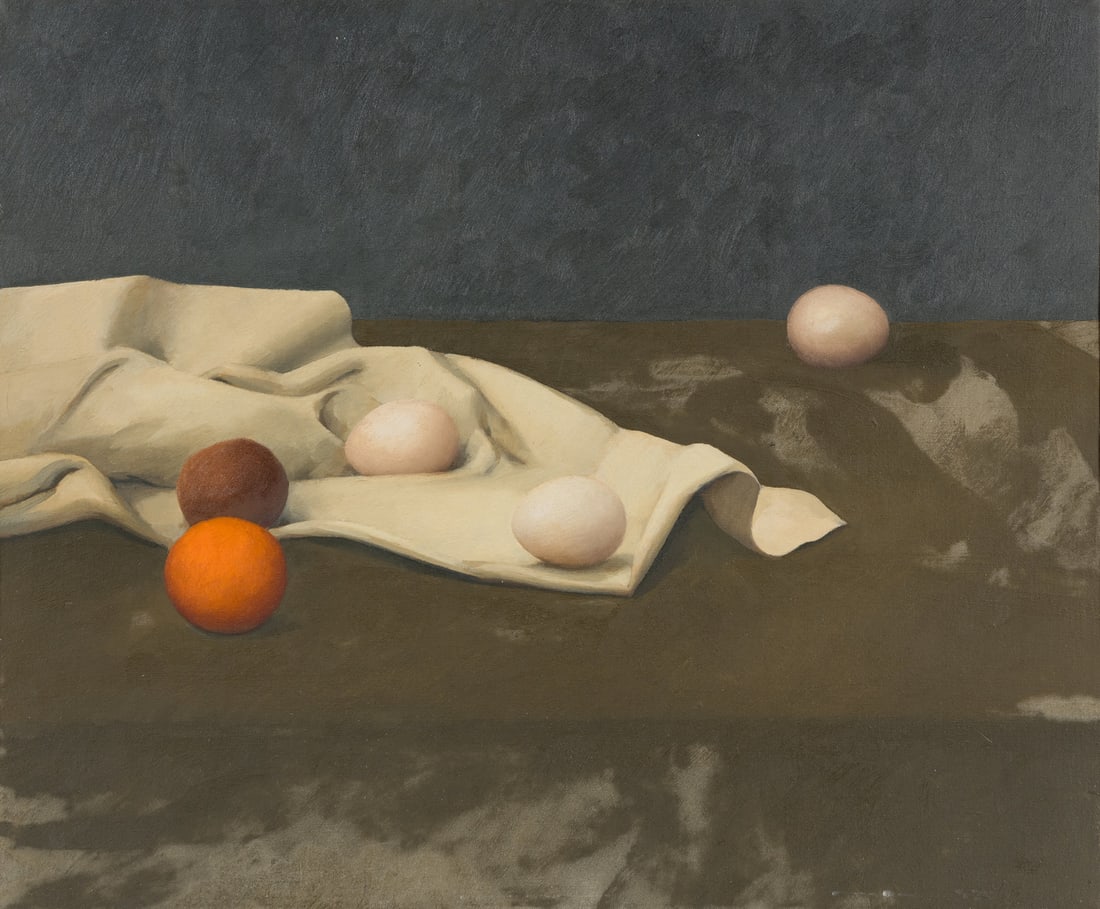 William H. Bailey (american, 1930-2020) Eggs And Oranges, 1965 Auction