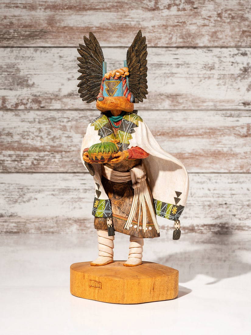 Dennis Tewa (hopi, 1945-2013) Angwusnasomtaka, Crow Maiden Auction