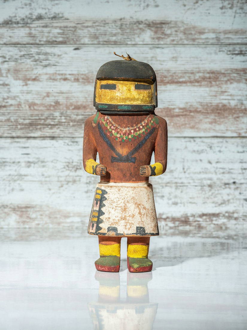 Hopi Long Hair Katsina, Angak'china Auction