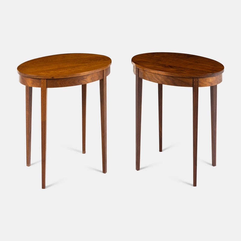 Thomas Moser (american, B. 1935) Pair Of Occasional Tables Minimus ...