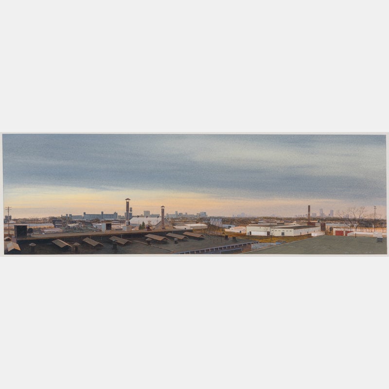 James Winn (american, B. 1949) Industrial Area No. 5, 1984 Auction