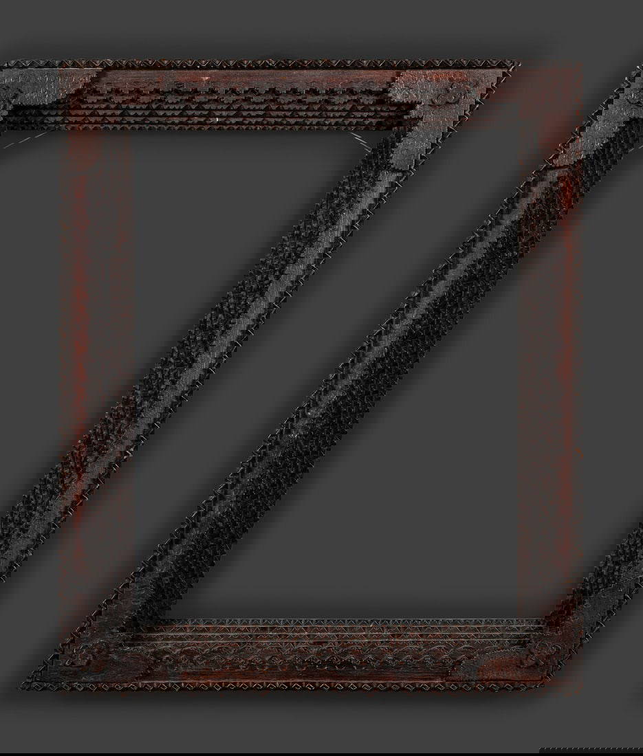 Four Tramp Art Frames Auction