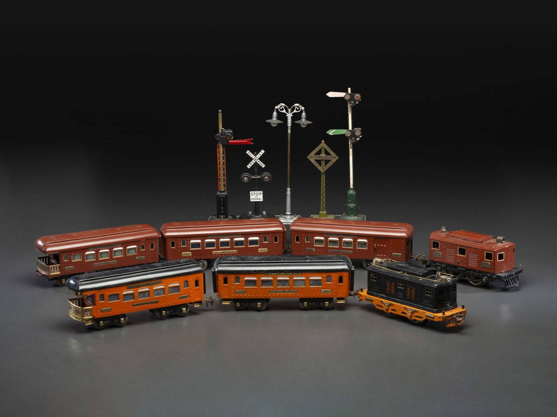 Two Ives Pressed Steel Train Sets Auction